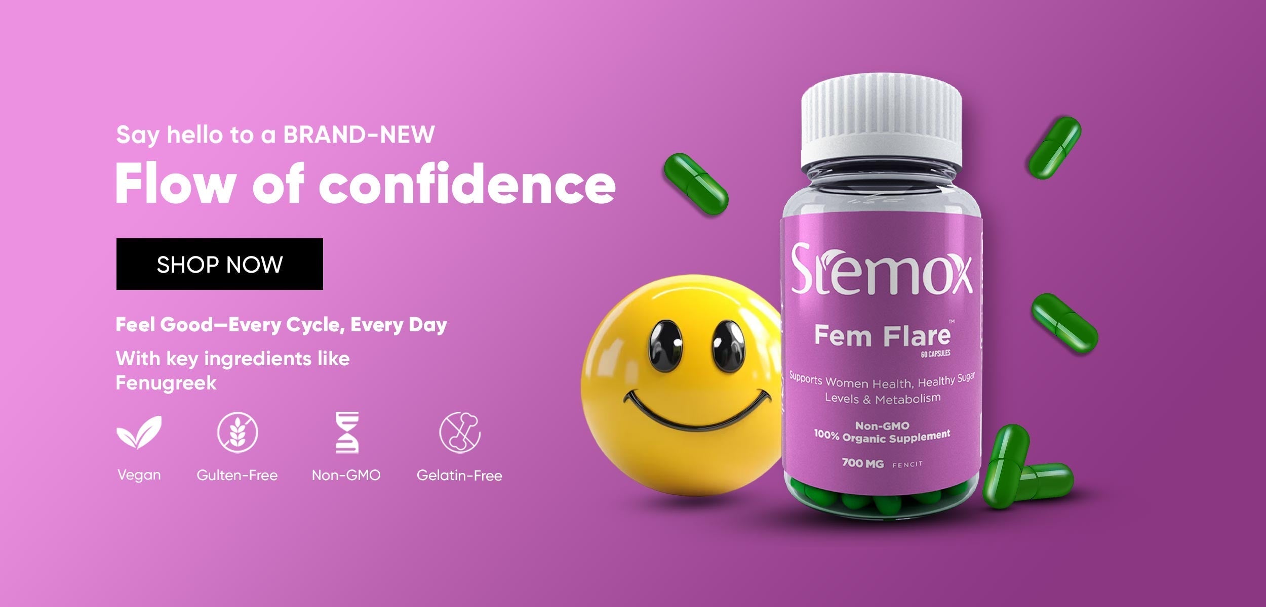 Best Period Pain Relief Supplement – Fem Flare – Stemox US